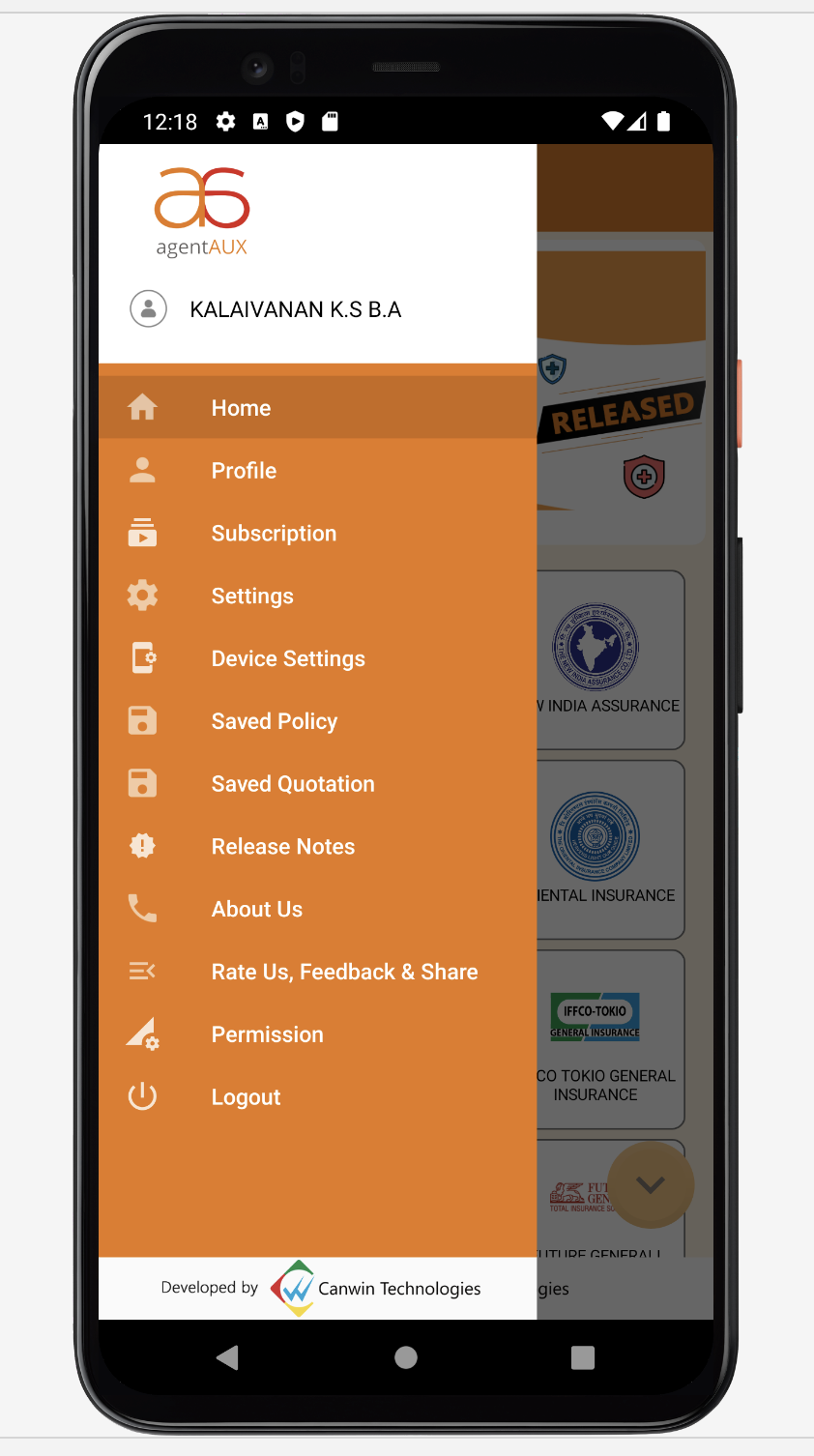 agentAUX - An Intuitive Product for Insurance Agents